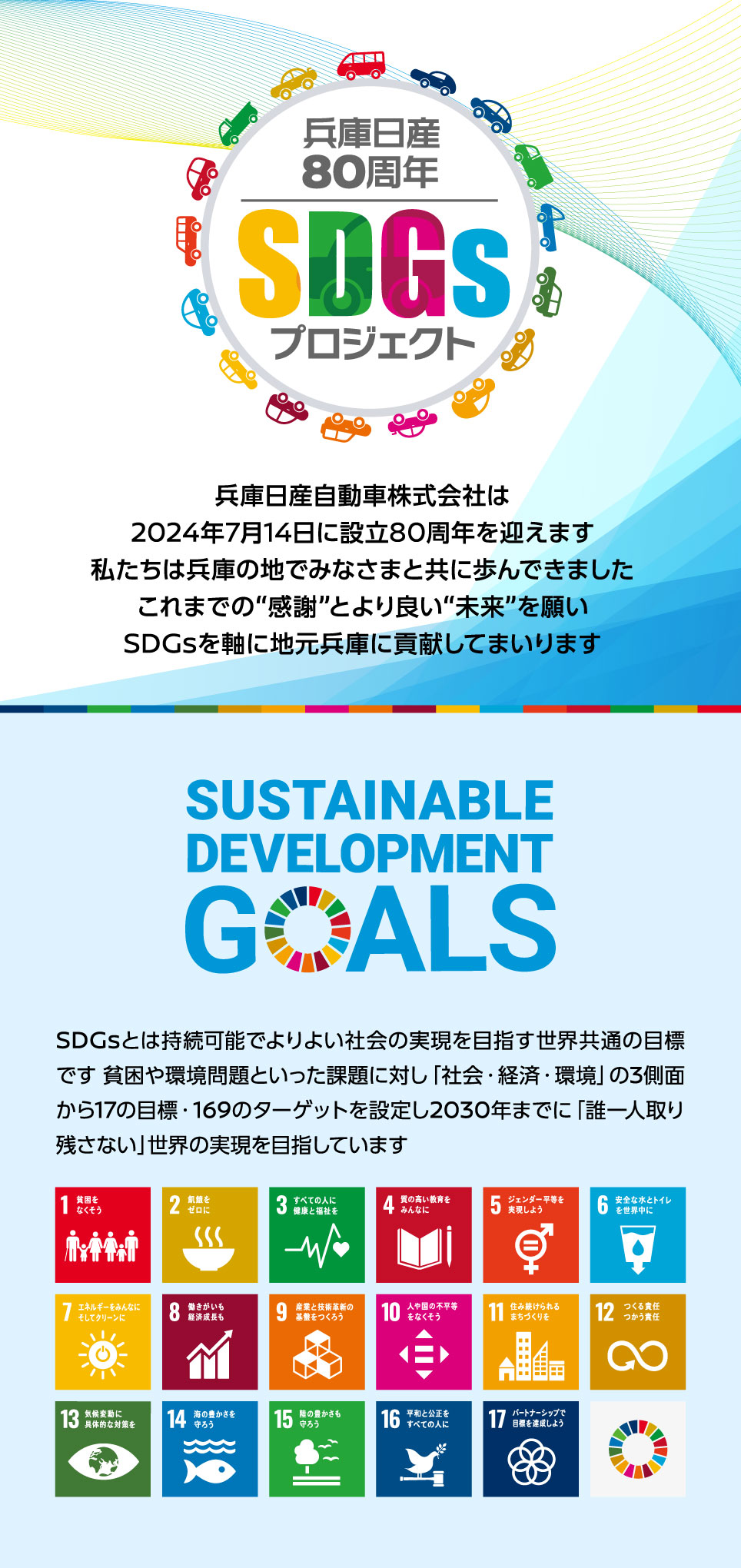 兵庫日産80周年SDGsプロジェクト